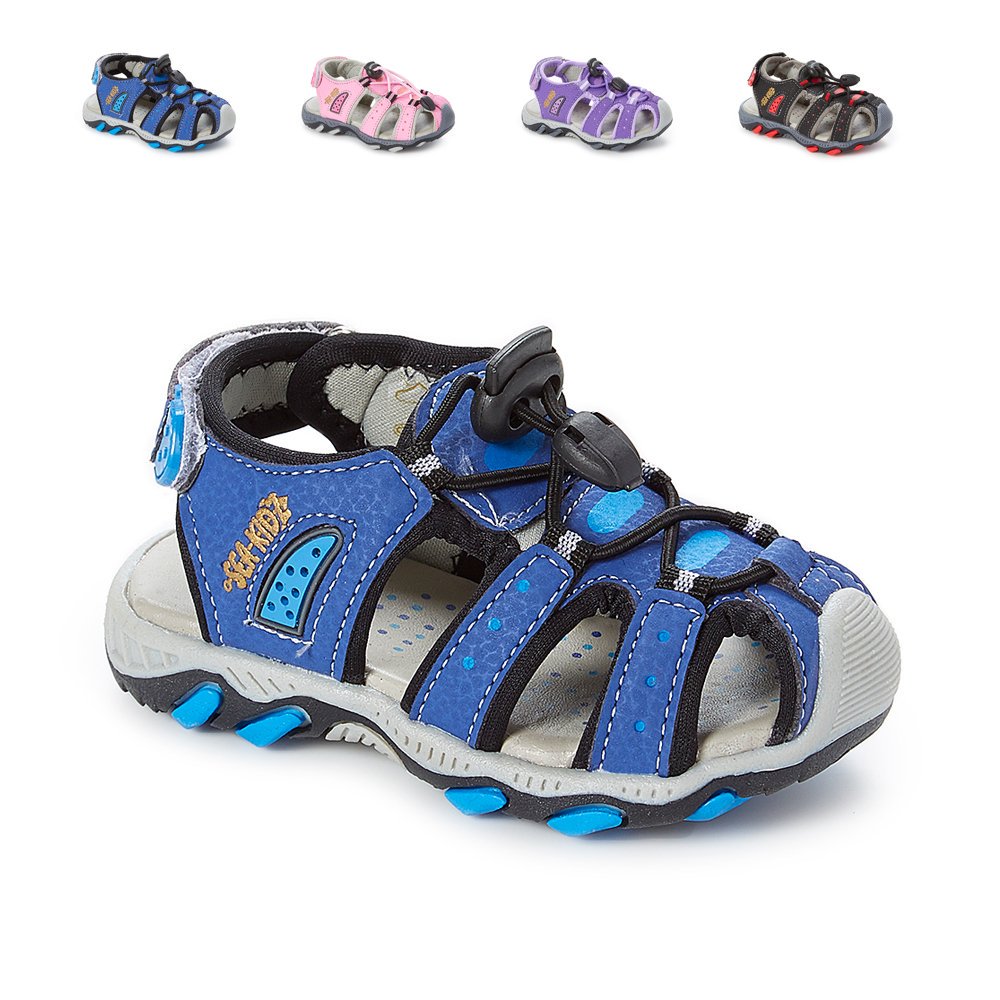 Sea Kidz - Kids Children Waterproof Hiking Sport Closed Toe Athletic ...