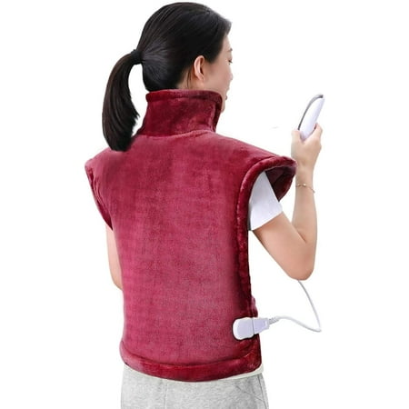 Electric Heating Pad Neck Shoulder and Back Heating Wrap Keep Warm in ...