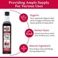 De La Rosa Organic Red Wine Vinegar, Raw & Unfiltered for Cooking, 16 ...