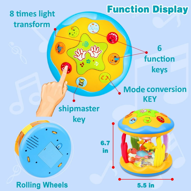 Dreampark Baby Musical Toy (6-18 Months), Light-Up with Dreampark Baby Musical Toy (6-18 Months), Light-Up with