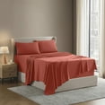 Clara Clark Full Size Deep Pocket 4 Piece Bed Sheets Set 1800 Series
