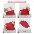 Mr. Pen- Money Envelopes for Cash, 100 Pack, 6.5" x 3.5", Red Cash ...