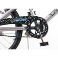 Titan Tomcat Boys BMX Bike with 20 Inch Wheels Silver Blue Coaster ...