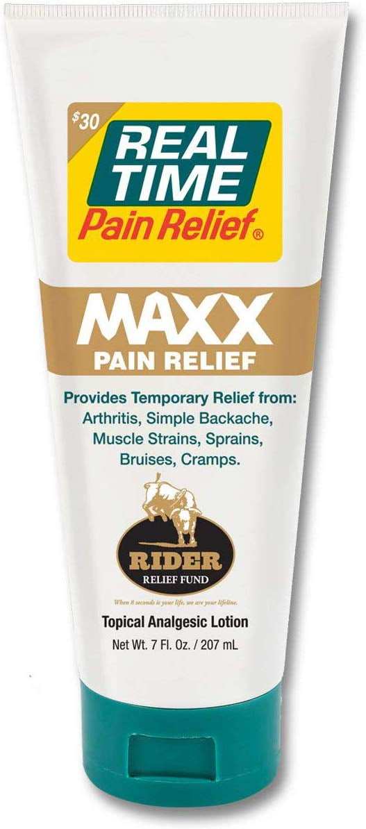 Real Time Pain Relief Maxx Cream 7oz Tube - Walmart.com - Walmart.com