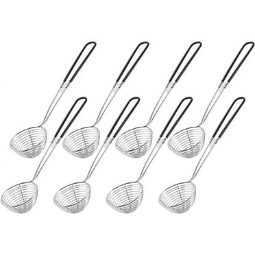 Solid Stainless Steel Spider Strainer Skimmer Ladle for Cooking and ...