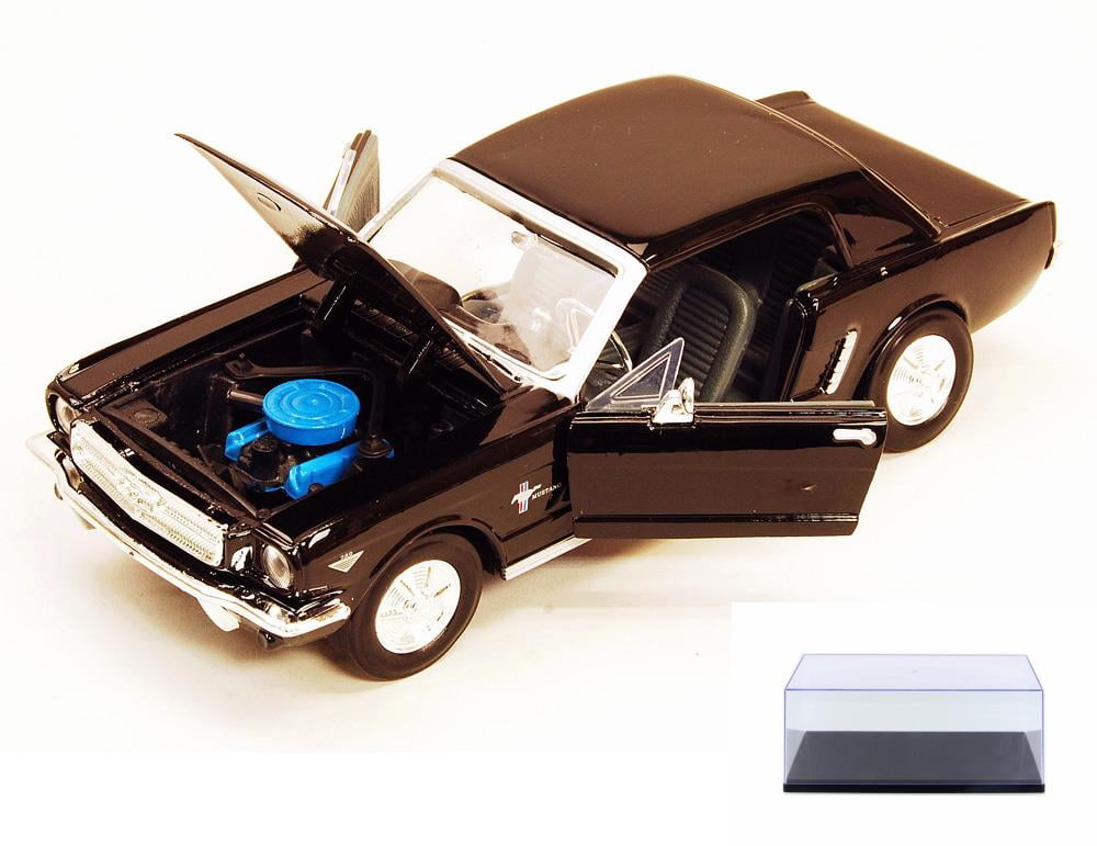 Diecast Car & Display Case Package - 1964 1/2 Ford Mustang, Black ...