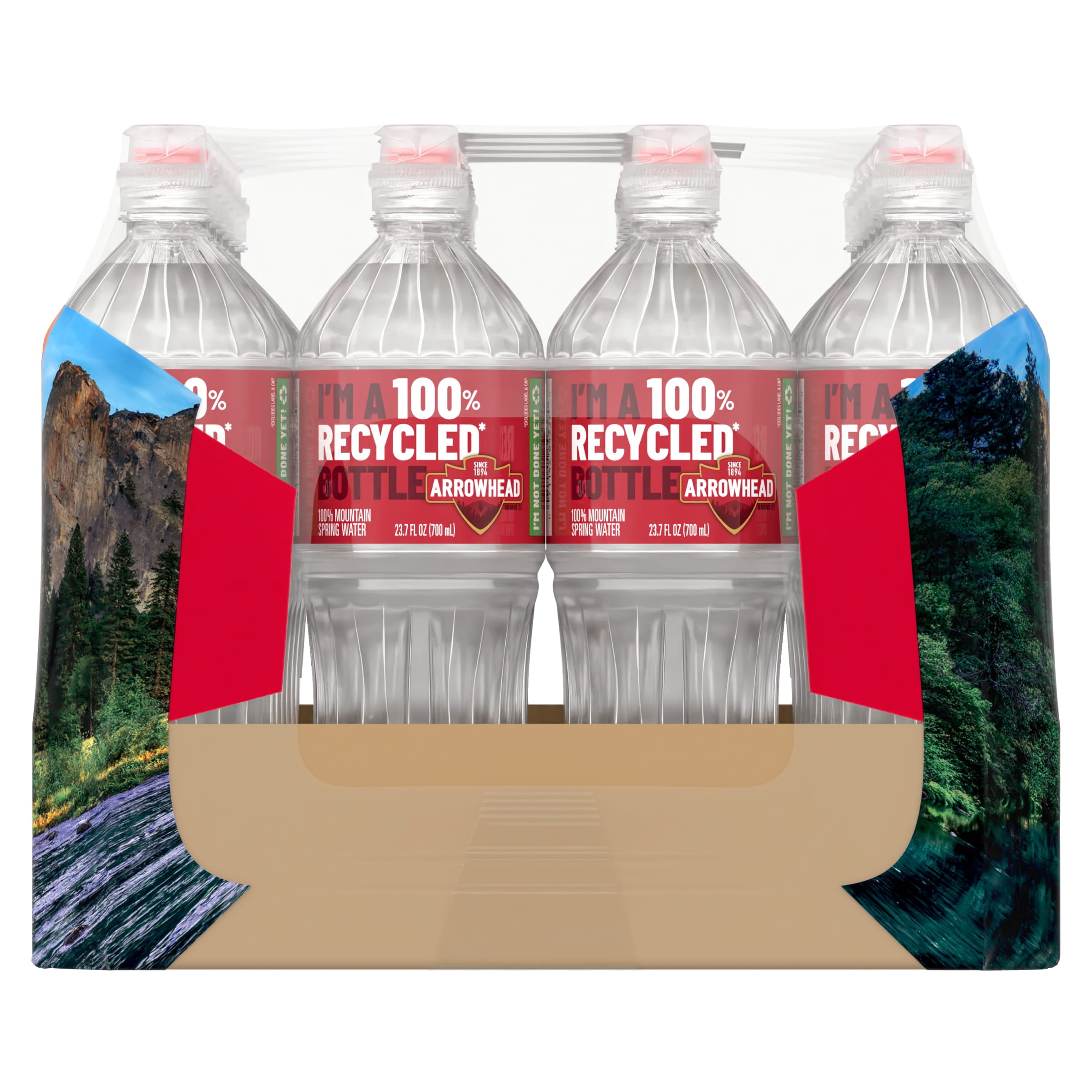 Arrowhead Water Bottle Label