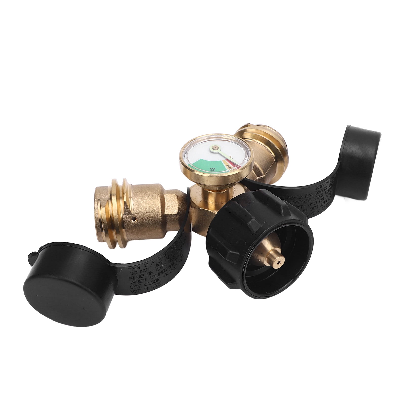 Gas Tank 2 Way Splitter, Aluminum Alloy Gas Tank Splitter for Trailer ...