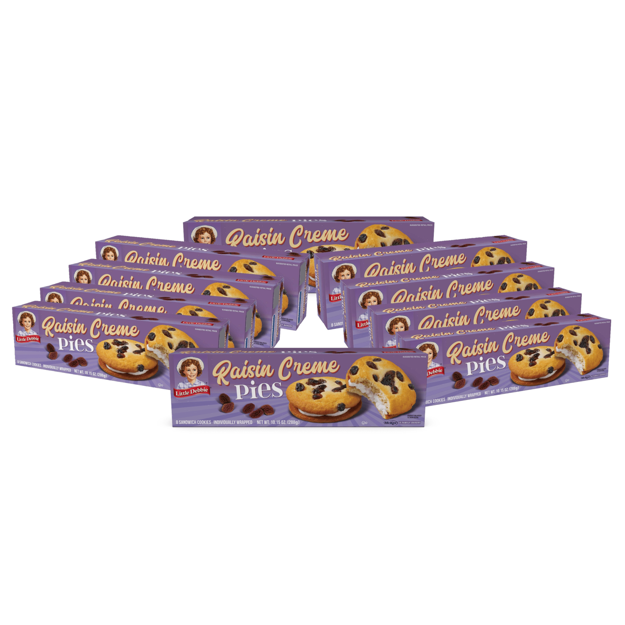 Little Debbie Raisin Creme Pies, 10 Boxes - Walmart.com