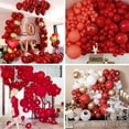 PartyWoo Ruby Red Balloons, 100 pcs Various Sizes for Garland, Arch ...