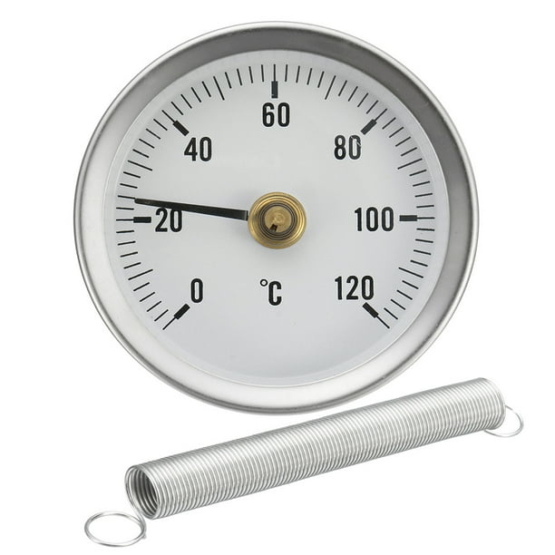 63mm Clip-on Thermometer Temperature Gauge With Spring 0-120℃ Hot Water ...