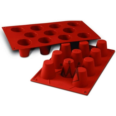 Silikomart Professional SF105 Silicone Baking Mold Cube 1.45 Oz Volume ...