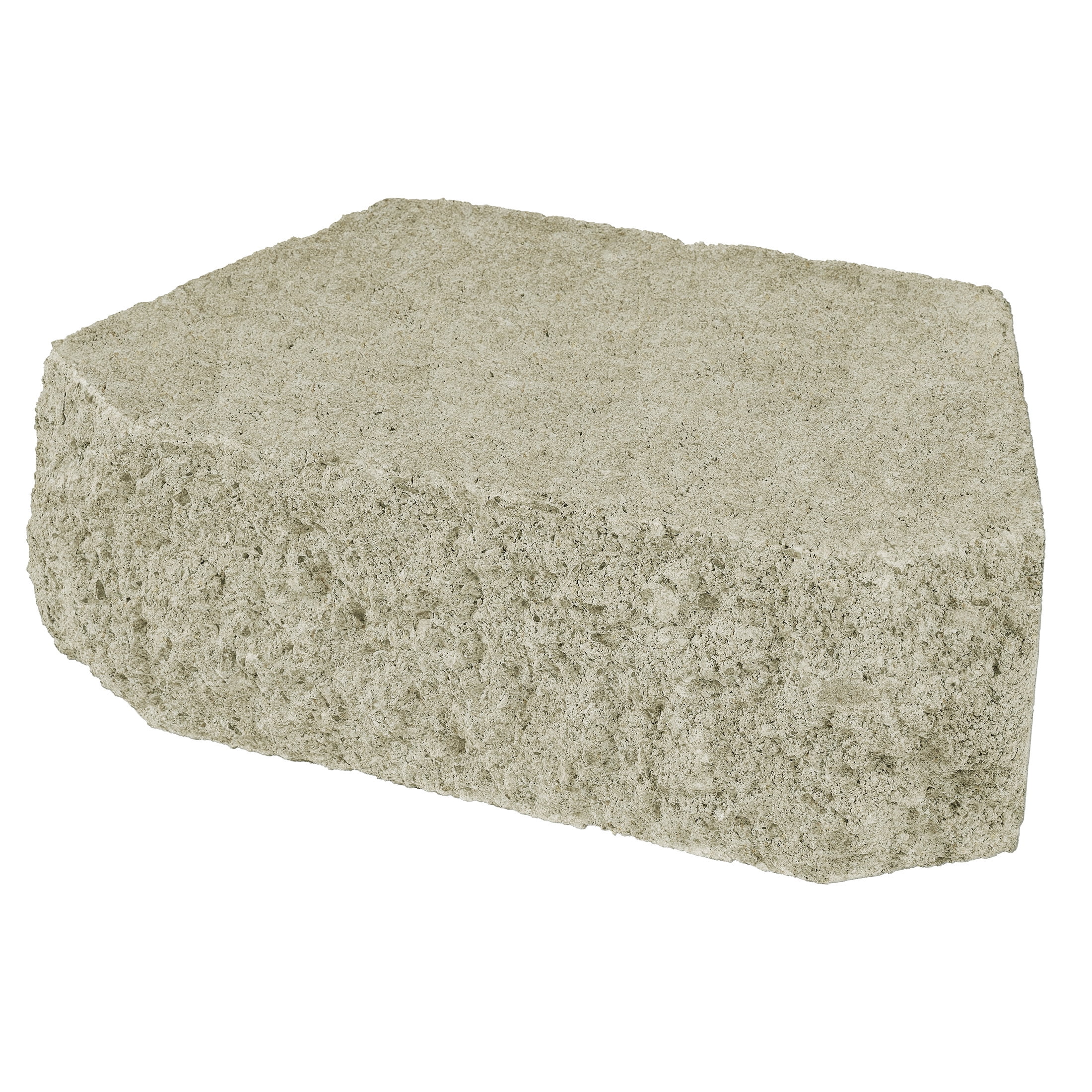 Pavestone 12" Limestone White Concrete Retaining Wall - Walmart.com
