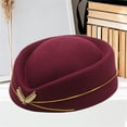 Blekii Women's Woolen Plane Cap Imitation Costume Hat for Cosplay Stage ...