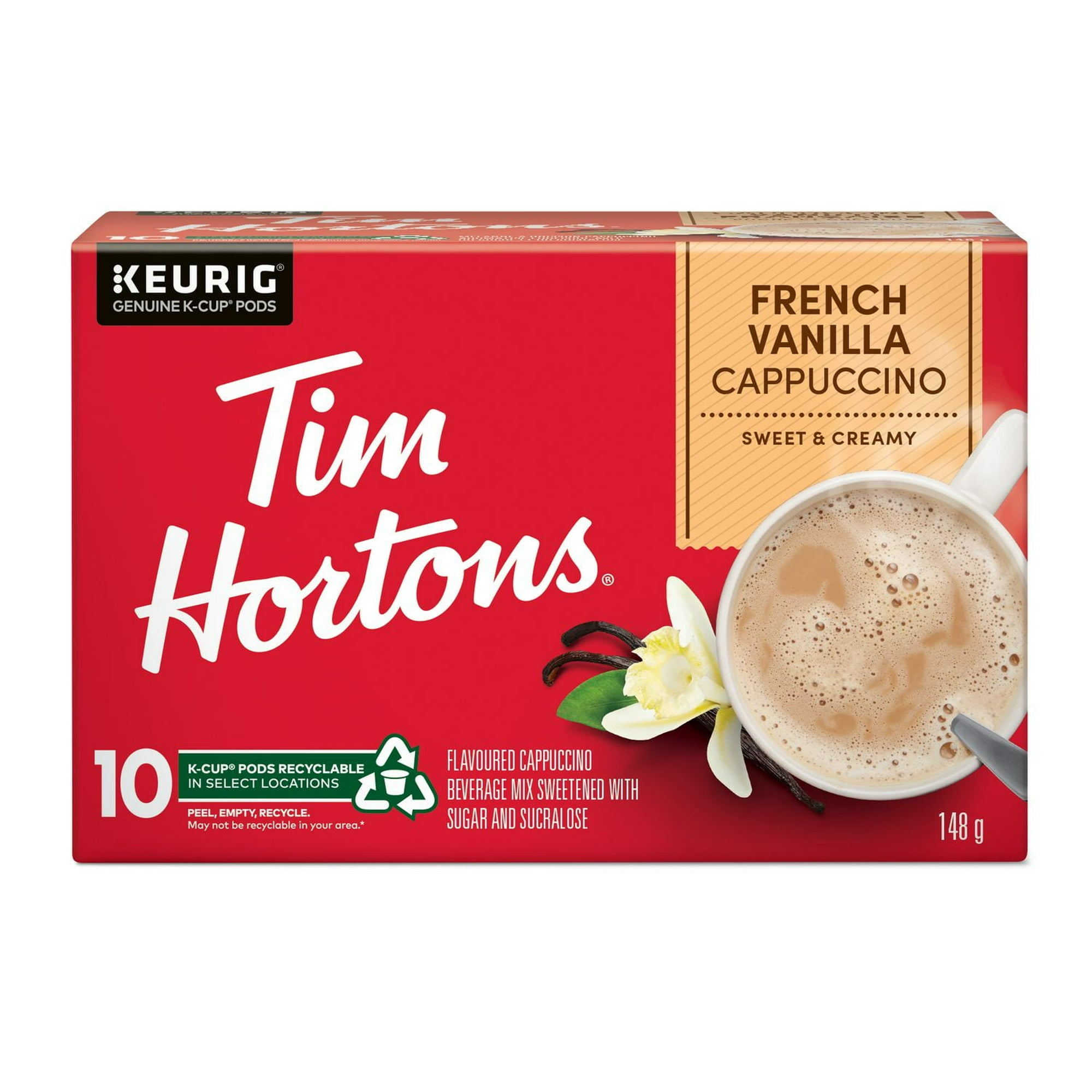 Click here for Tim Hortons French Vanilla Cappuccino 148 G prices