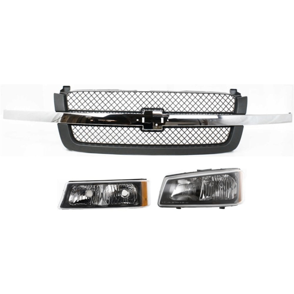 Grille For 2003-2006 Chevrolet Silverado 1500 2007 Silverado 1500 ...