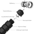 WEN Jump rope with ball bearings,steel adjustable with foam handles for ...