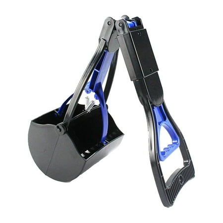 HUSERYT Pooper Scooper Waste Bag Attached Foldable Poop Scoop 23-inch ...