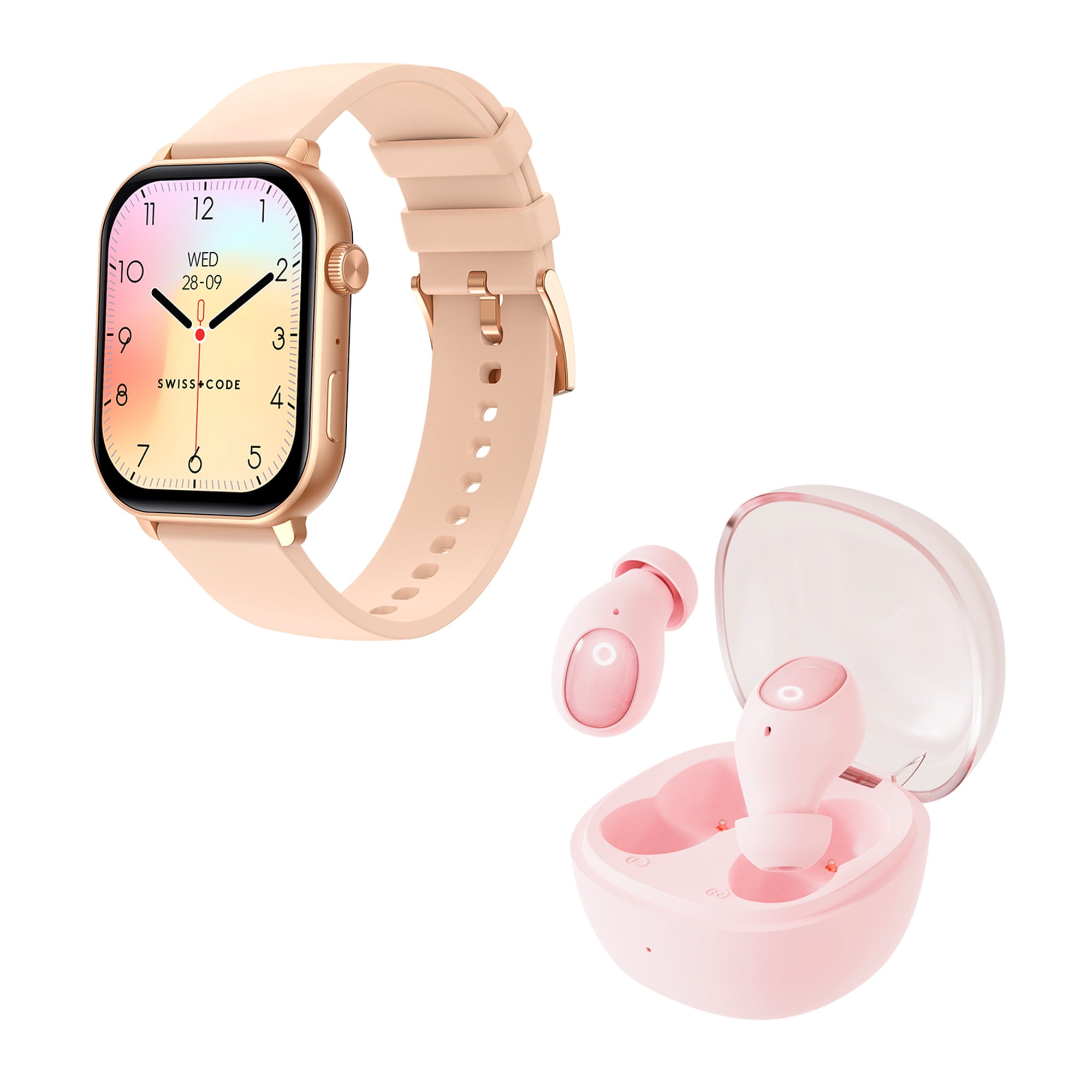 Combo Smartwatch SWISS CODE Square Pro AMOLED + Audífonos Nub | Bodega Aurrera en línea