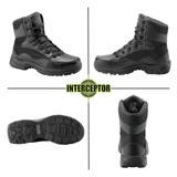 Interceptor Men's Force 8" Steel Toe Tactical Boots - Walmart.com