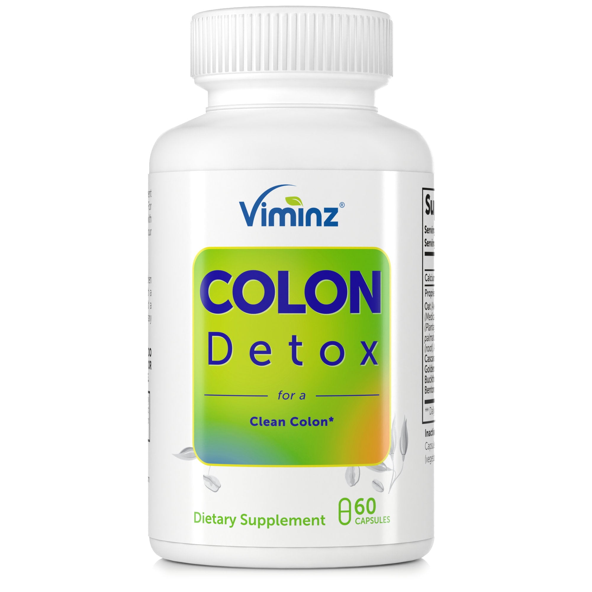 COLON DETOX for a Clean Colon - 60 Capsules - Walmart.com