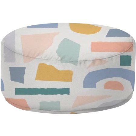 Inflatable Stool Ottoman Pouf Footrest Tropical Jungle wit Flying ...