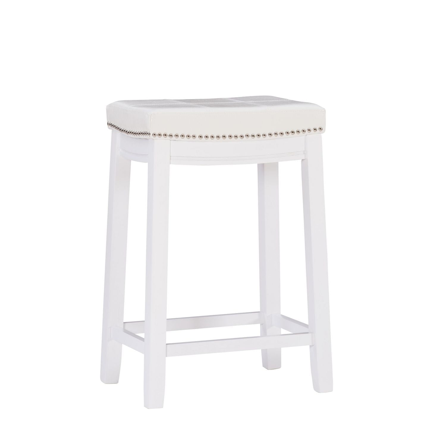 Click here for Linon Warren White Counter Stool prices