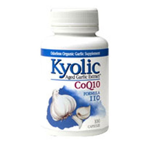 Suplemento Kyolic con CoQ10 Formula 110, 100 cápsulas (paquete de 2 ...