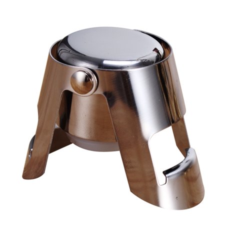 Sailomarn Stainless Steel Champagne Wine Bottle Stopper Portable Sealer ...