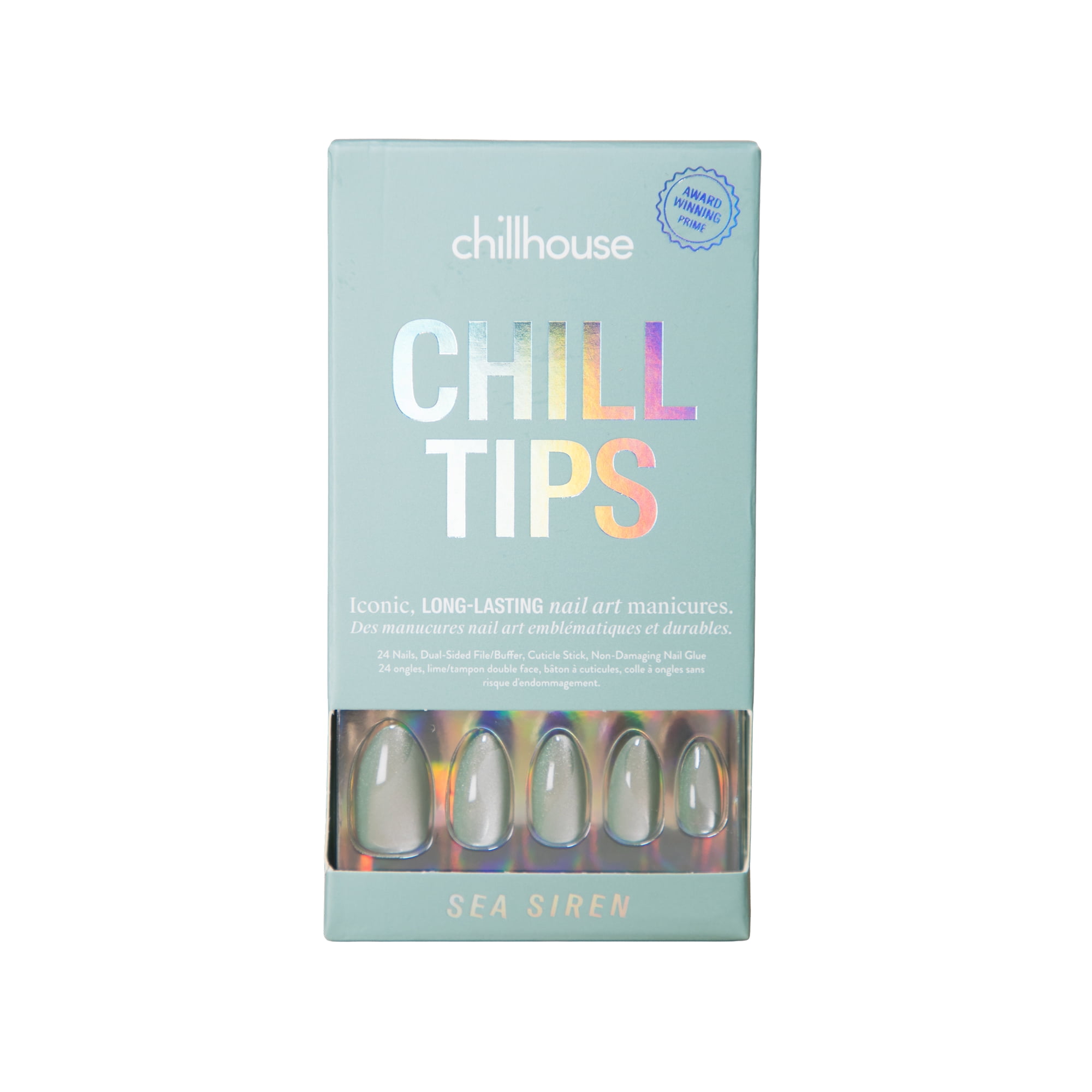 Click here for Chillhouse - Press Ons Tips Nails - Almond - Sea S... prices