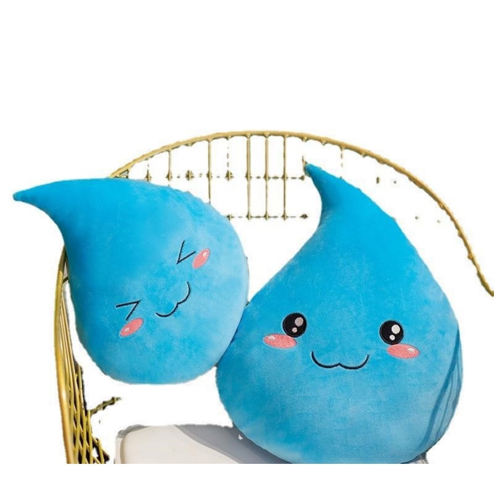 PEACNNG Water drop plush stuffed animal toys soft water drop toy pillow ...