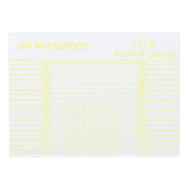 Phonograph Tonearms Azimuth Gauge Alignment Block Ruler Headshell ...
