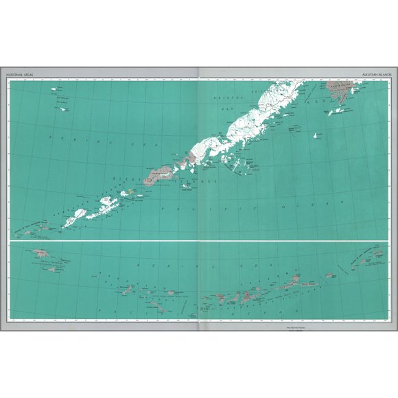 Aleutian Islands World Map