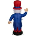 Uncle Sam Airblown Yard Inflatable, Multicolor, 48", Patriotic by Way ...