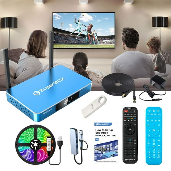 SuperBox S5 Max 2025 with Voice Remote – Smart TV Box, 4GB RAM+64GB ROM ...