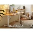 "FEZIBO Electric Adjustable Standing Desk, 55""x24"", Home Office Table ...
