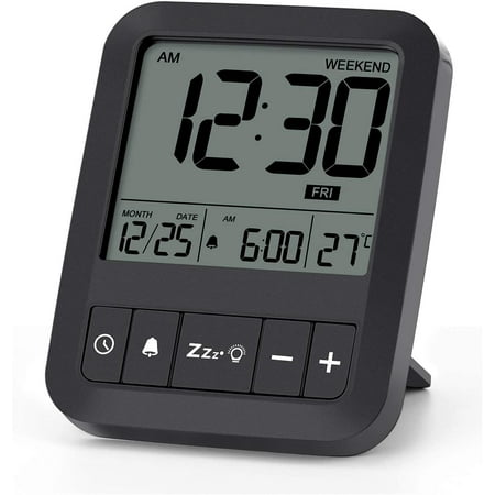 Mini Digital Alarm Clock Digital Clock Travel Alarm Clock with Snooze ...