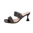 Bnwani Womens Slides,Slides for Women,High Heel,Open Toe,Thin ...