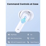 VEAT00L P91 Wireless Earbuds, Bluetooth Headphones V5.4 Stereo Ear buds ...