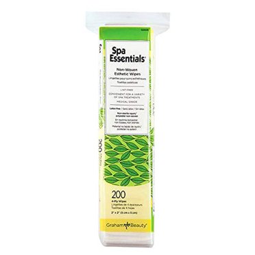 Spa Essentials Esthetic Wipe 2 x 2" 52508, 1 Pack 200 Wipes - Walmart.com