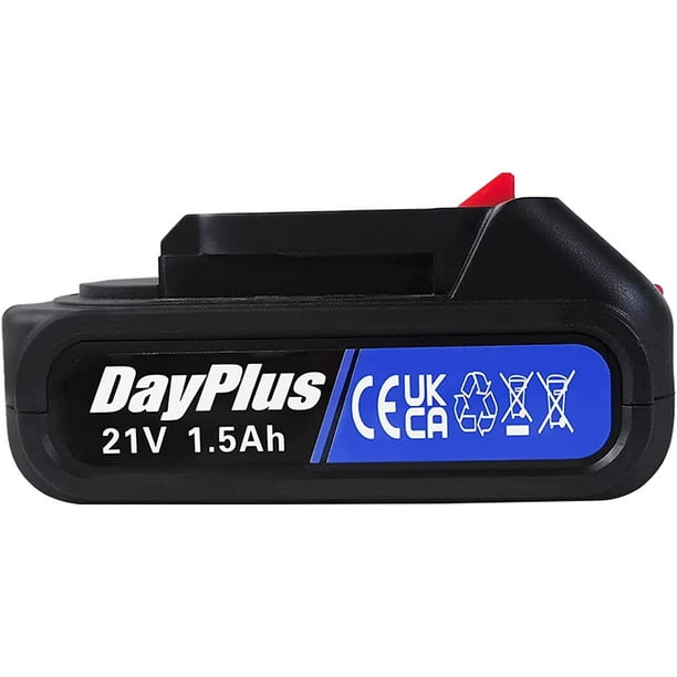 21V 1500mAh Battery for Dayplus Cordless Reciprocating Saw/Cordless ...