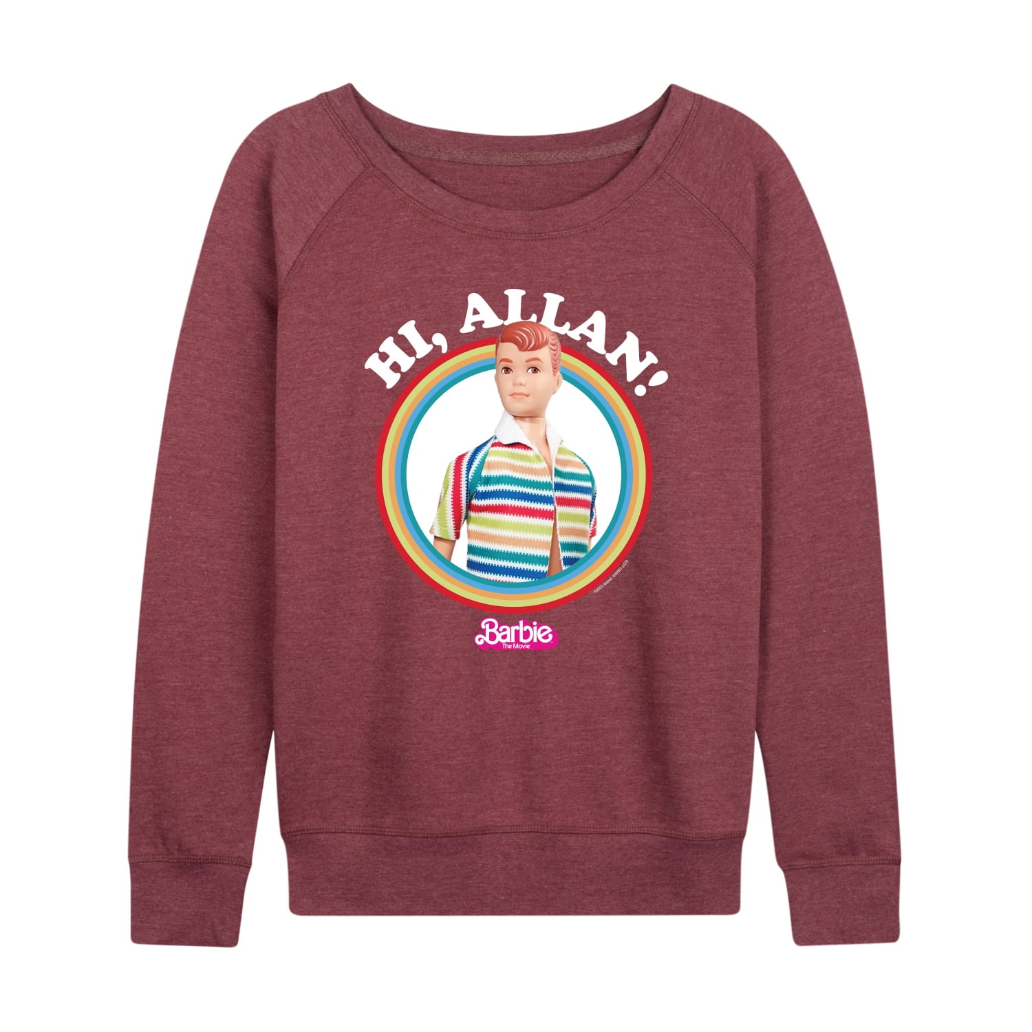 Barbie the Movie - Hi Allan - Women's Lightweight French Terry Pullover ...