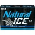 Natural Ice American Lager Beer 24 pack 12 fl oz Aluminum Cans 5.9% ABV ...