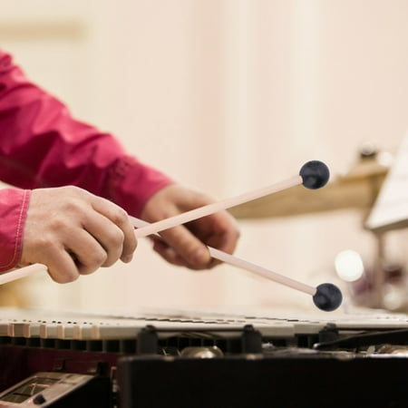 Marimba Sticks, Percussion Maple Rubber Mallet, Beginners Percussion ...