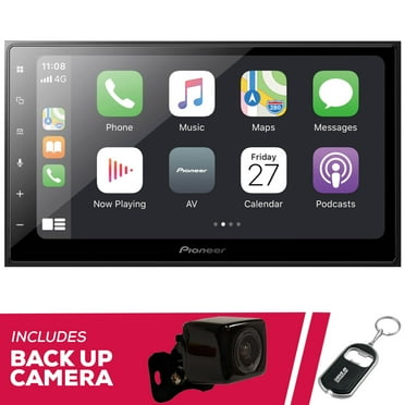 Pioneer DMH-160BT Car Play/Android Auto Digital Media Receiver with 6.8" Touchscreen and ...