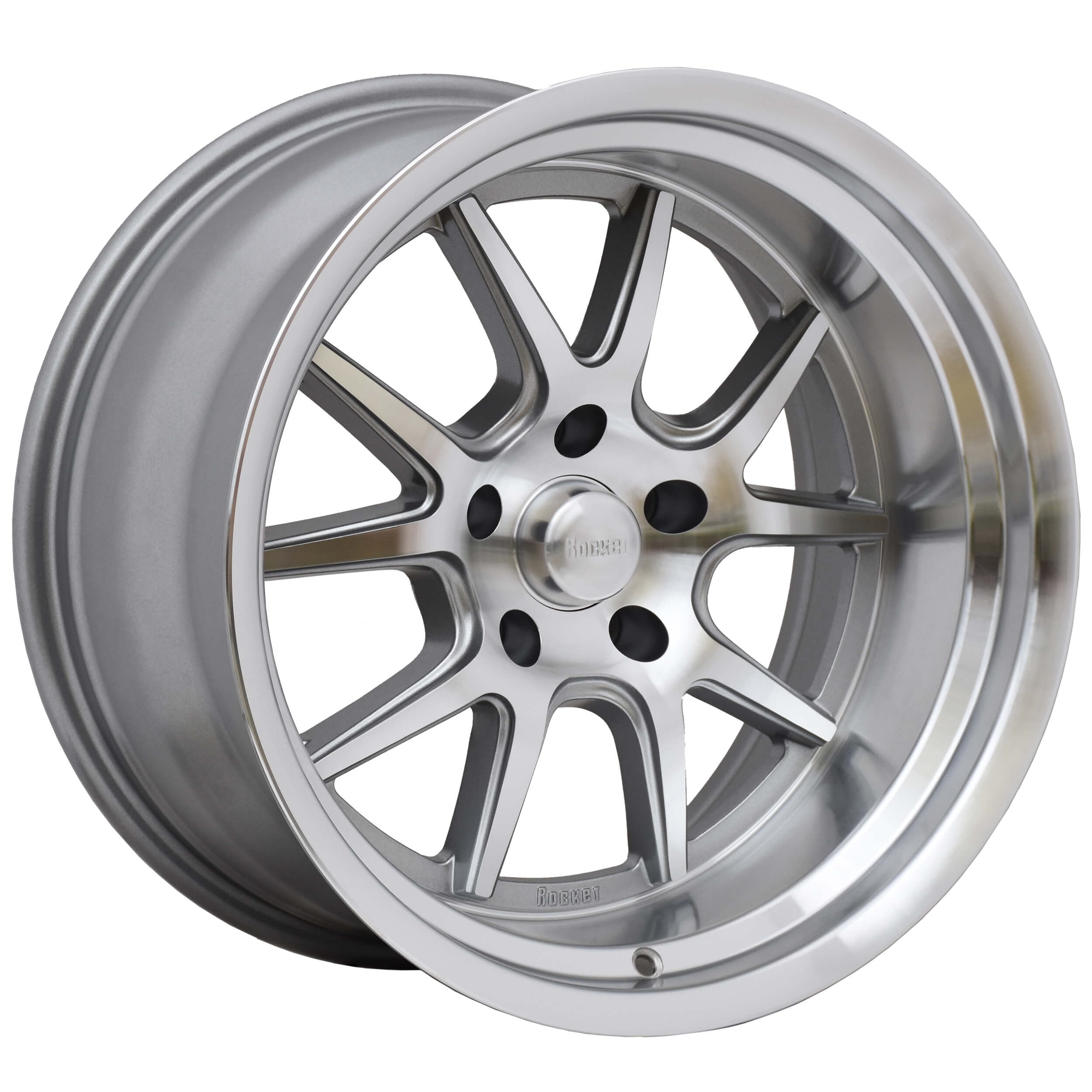 Rocket Racing Wheels TTR19-816145 18x10 Attack Machined 5x4.75 4.5 bs ...