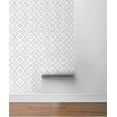 Wallquest, Inc. Luxe Haven Porto Tile Peel and Stick Wallpaper Harbor Mist - Walmart.com