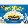 Pop Secret Popcorn, Sweet 'n Crunchy Kettle Corn Microwave Popcorn, 2. ...