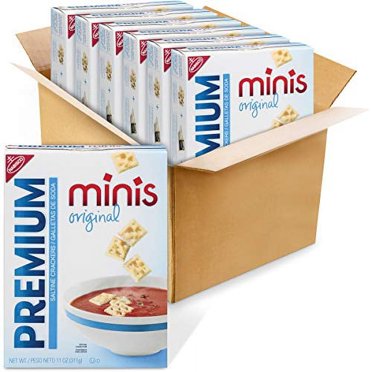 (3 pack) Premium Original Mini Saltine Crackers, 11 oz - Walmart.com