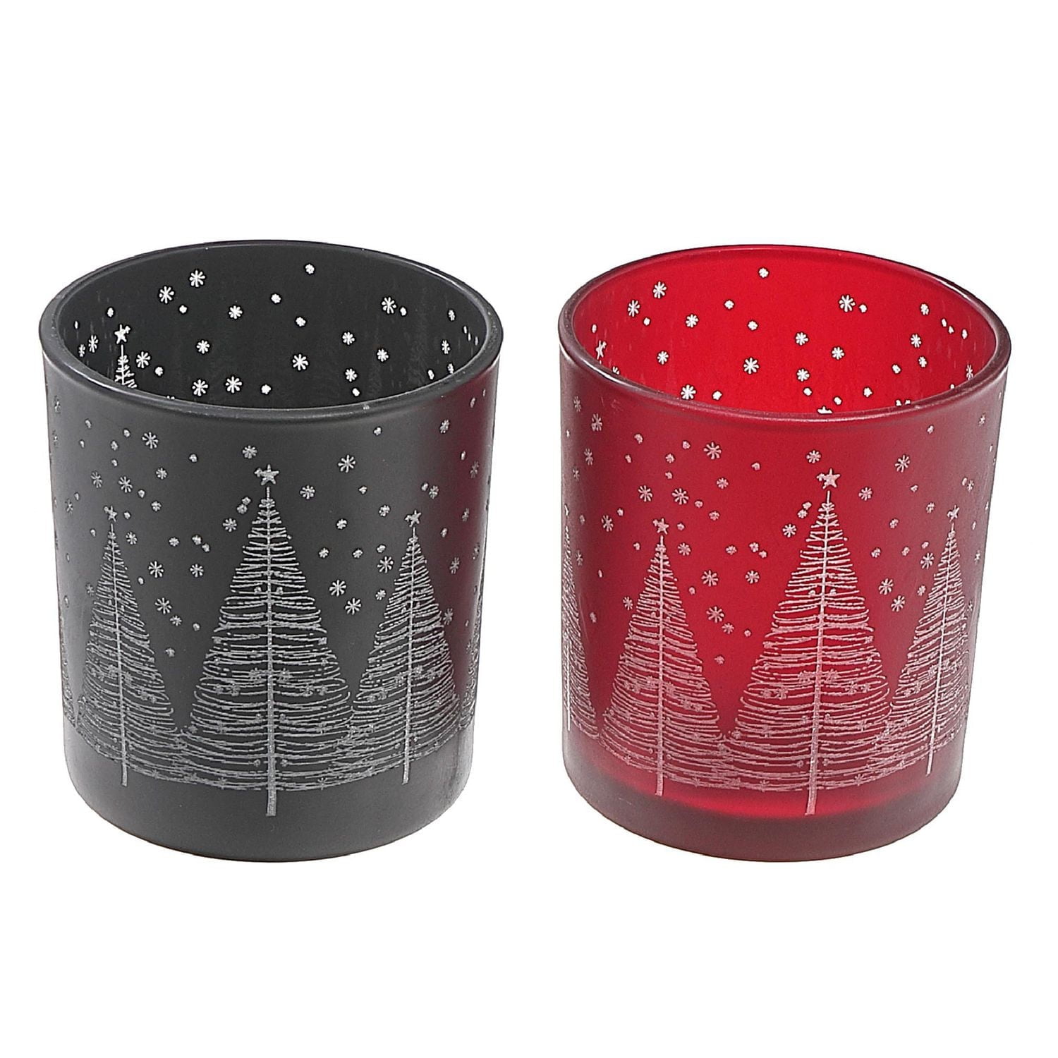 Click here for Ih Casadécor Frosted Glass Tealight Holders (Trees... prices